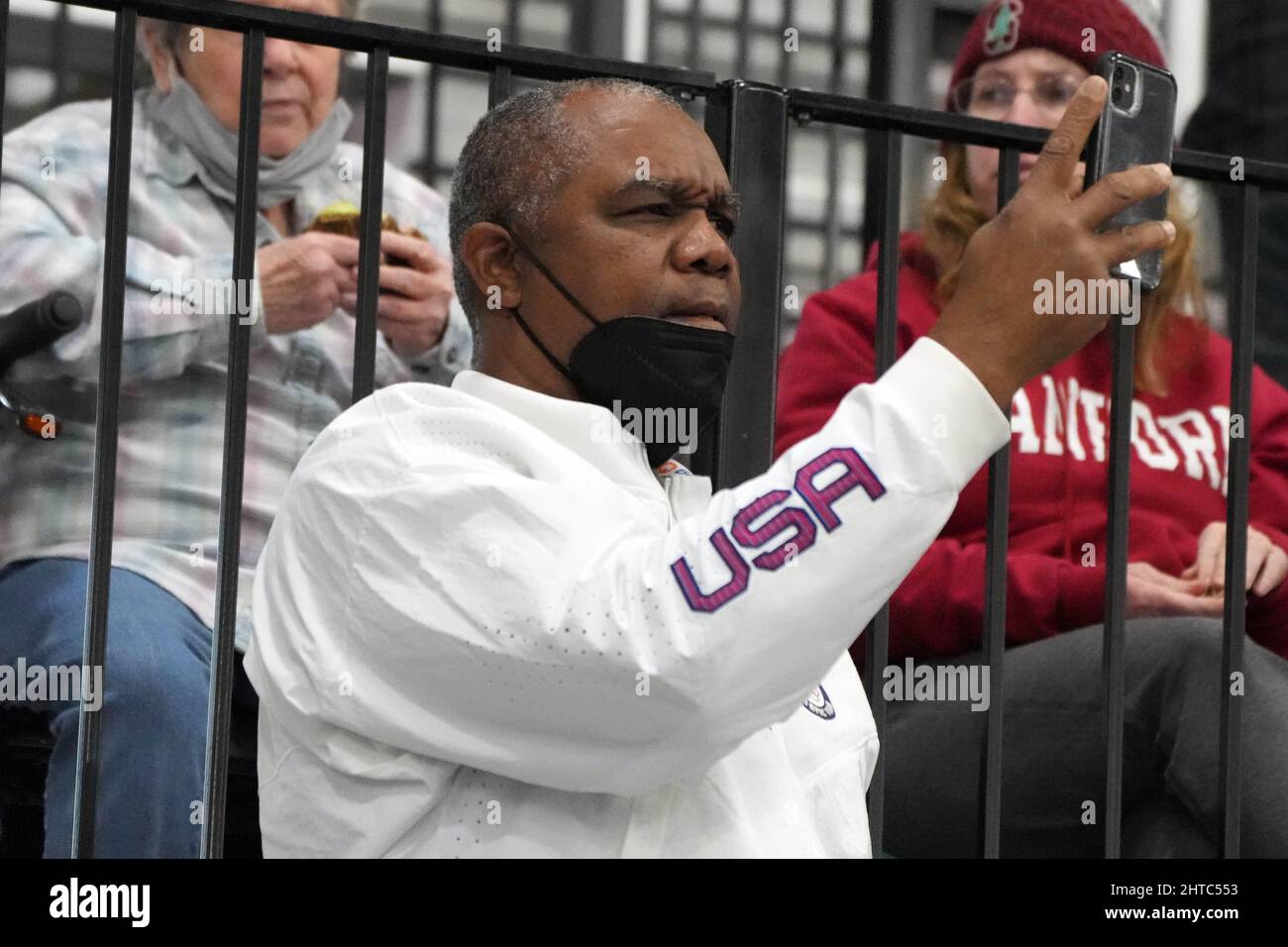 Randall Cunningham coaches his daughter Vashti Cunningham (not pictured ...