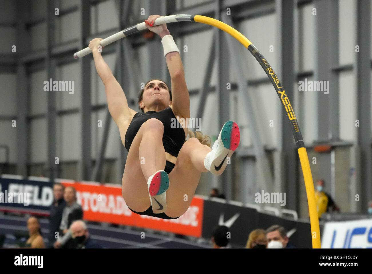 Bridget Williams places third in the women's pole vault at 15-5 (4.70m ...