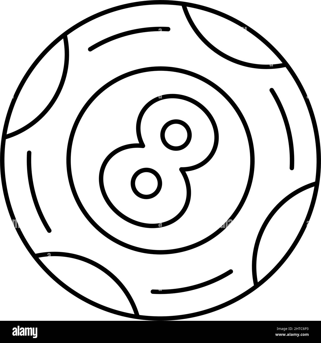 ball lotto line icon vector illustration Stock Vector Image & Art - Alamy