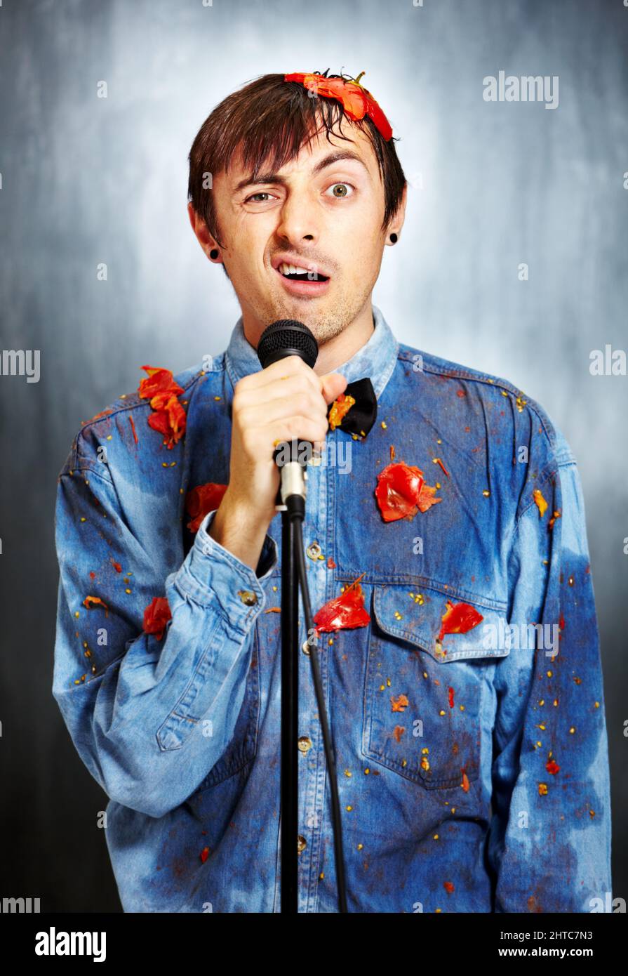 Unfunny comedian hi-res stock photography and images - Alamy