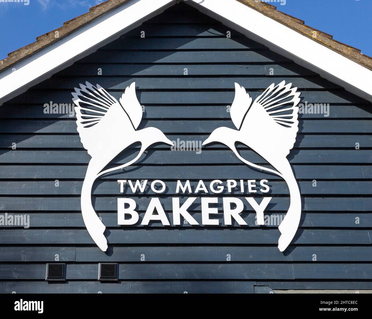 Two Magpies bakery and cafe, Darsham, Suffolk, England, UK Stock Photo ...