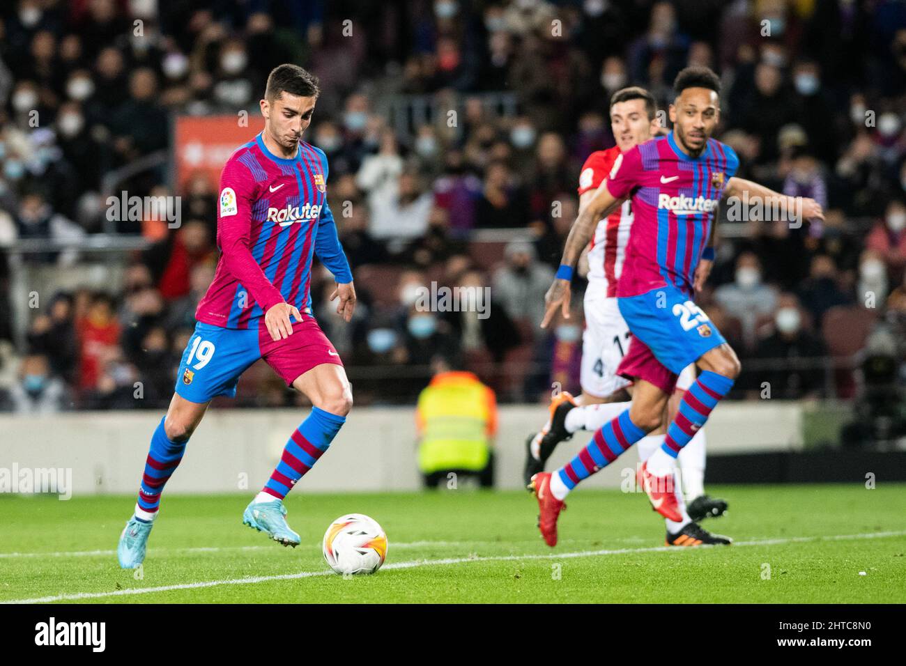 Ferran Torres of FC Barcelona during the Spanish championship, La Liga ...