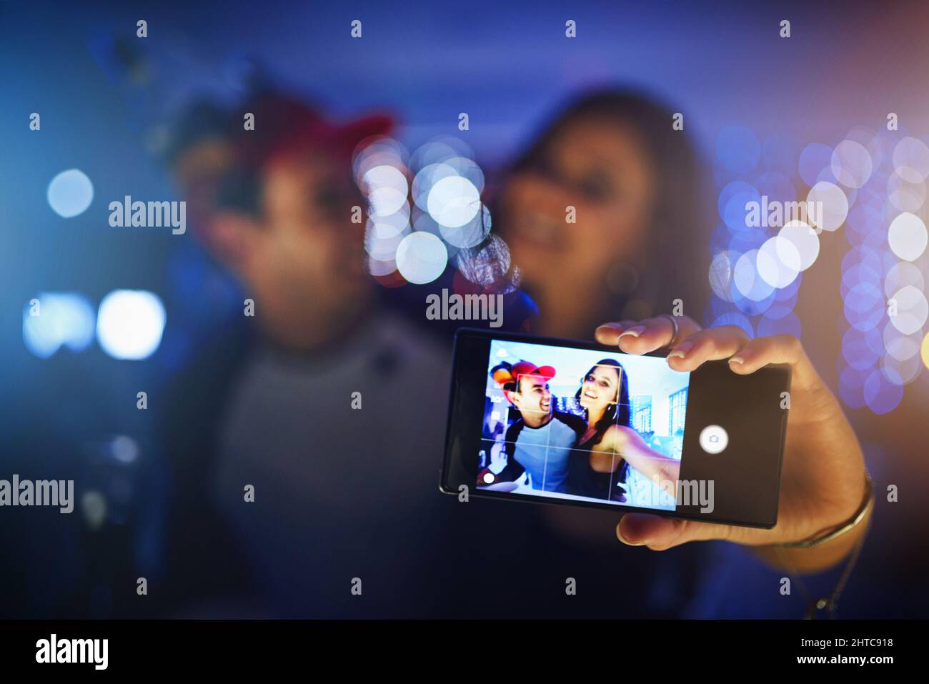 Group of women taking a selfie in a bar hi-res stock photography and ...