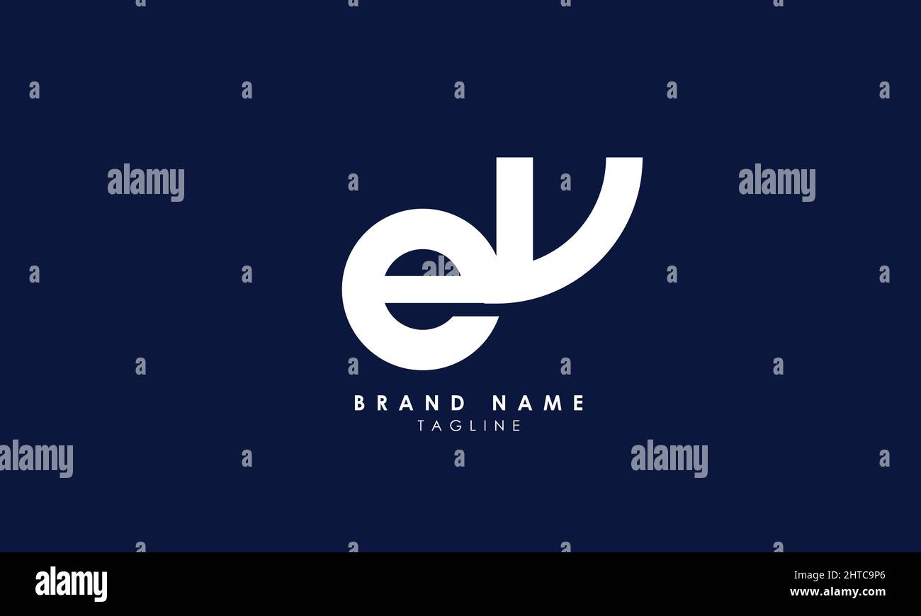 Alphabet letters Initials Monogram logo EY, YE, E and Y Stock Vector ...