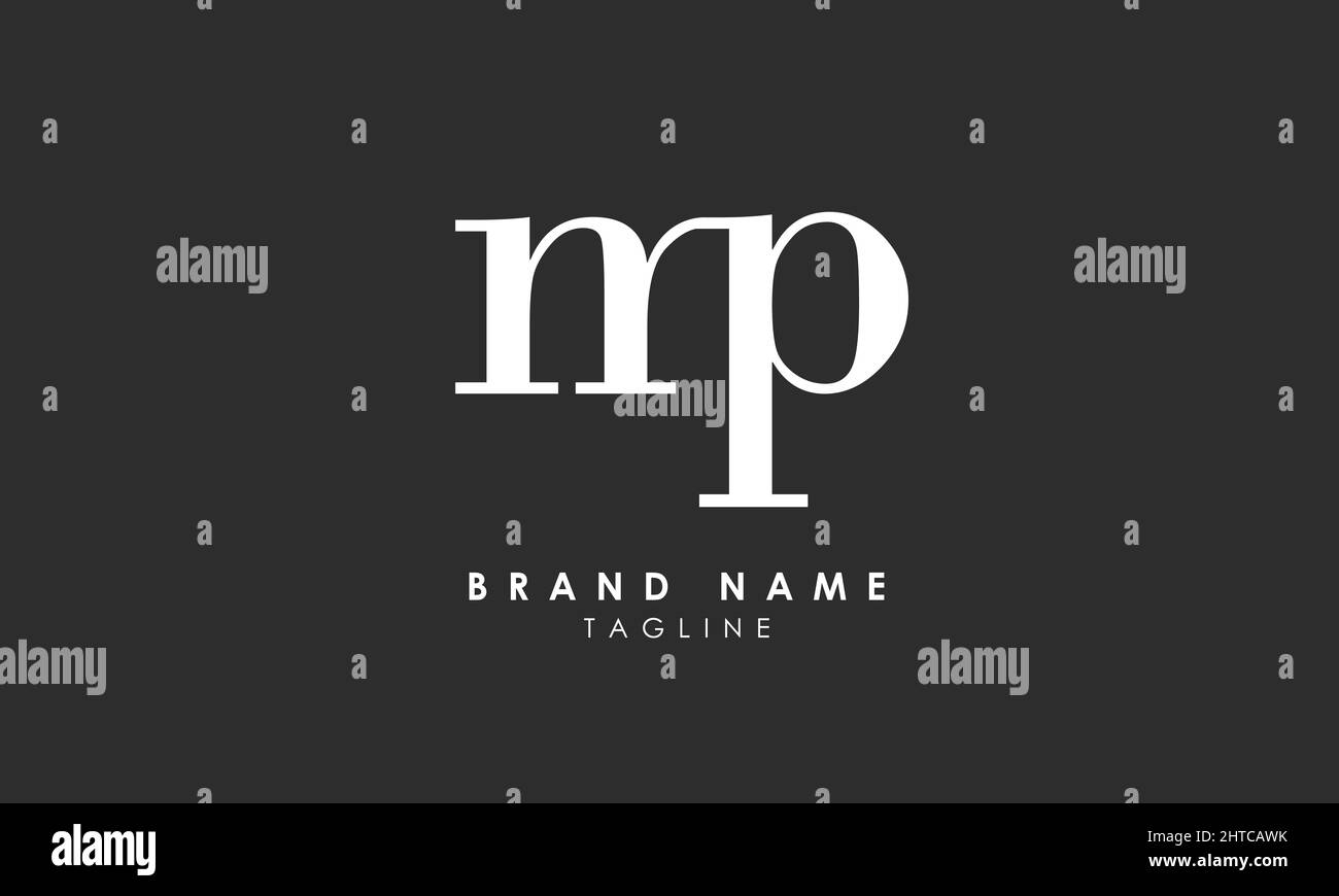 Alphabet letters Initials Monogram logo MP, PM, M and P Stock Vector ...