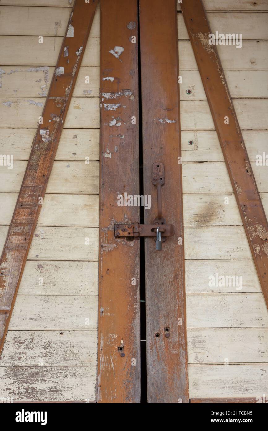 Old abandoned wooden guard hi-res stock photography and images - Alamy