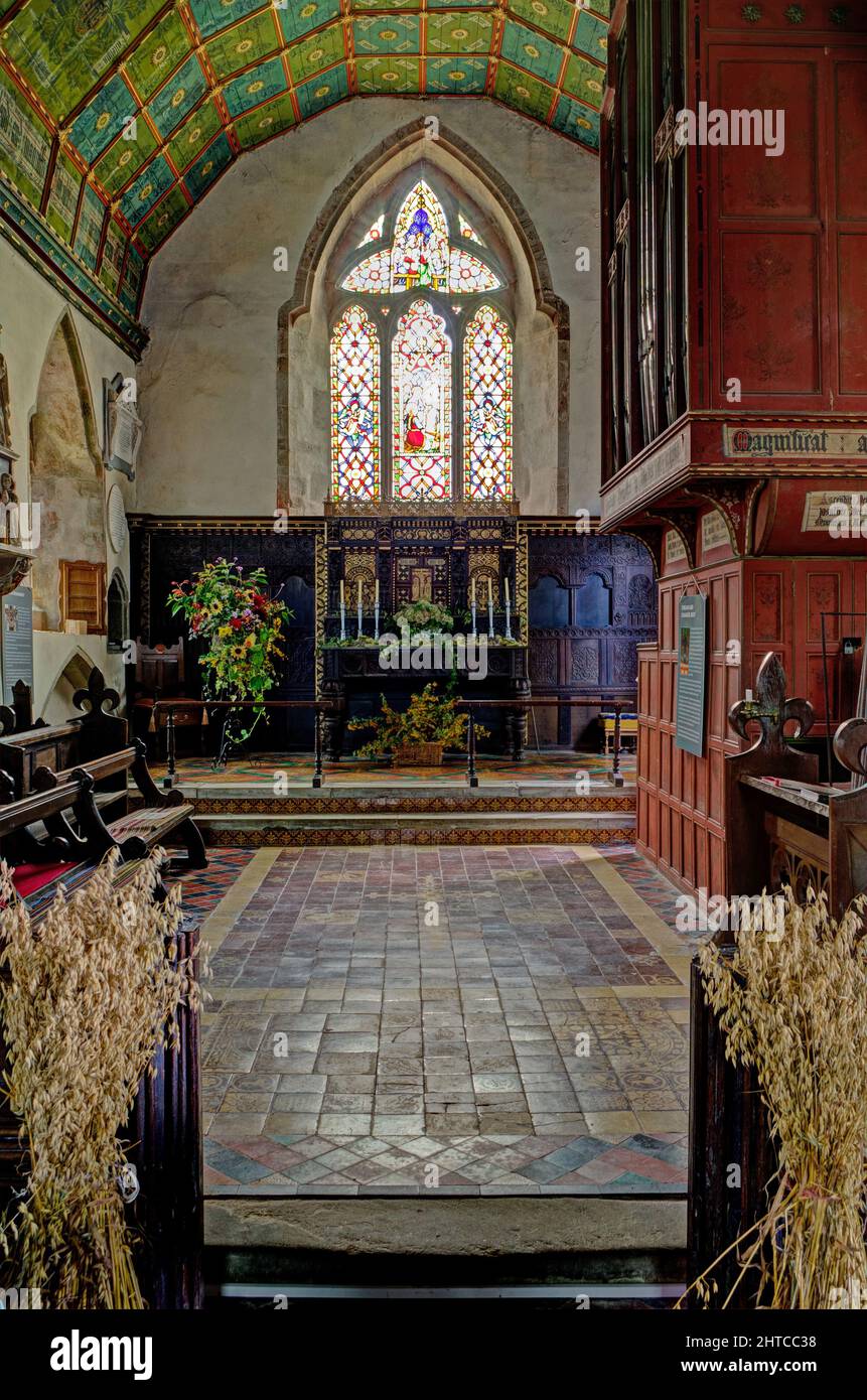 The interior of St James, an attractive 13th century church in the ...