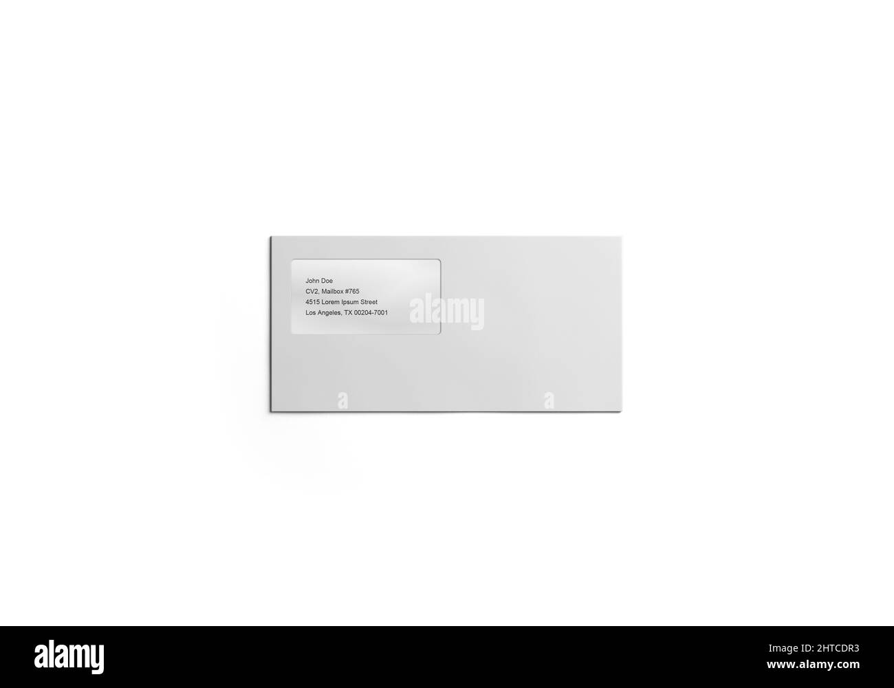 Envelope DL Mockup 3D Rendering Stock Photo - Alamy