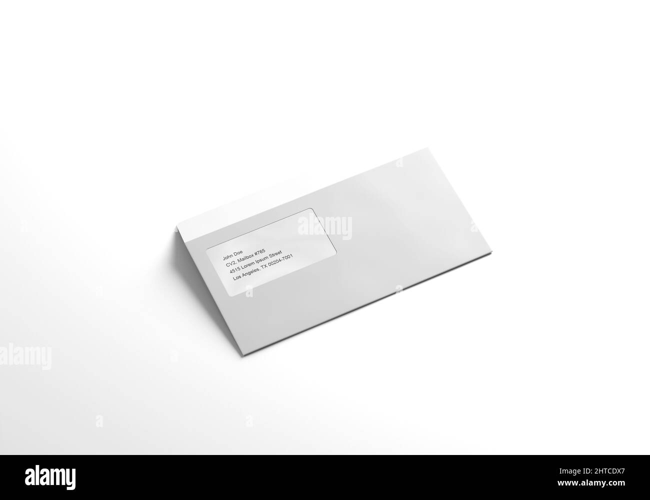 Envelope DL Mockup 3D Rendering Stock Photo - Alamy
