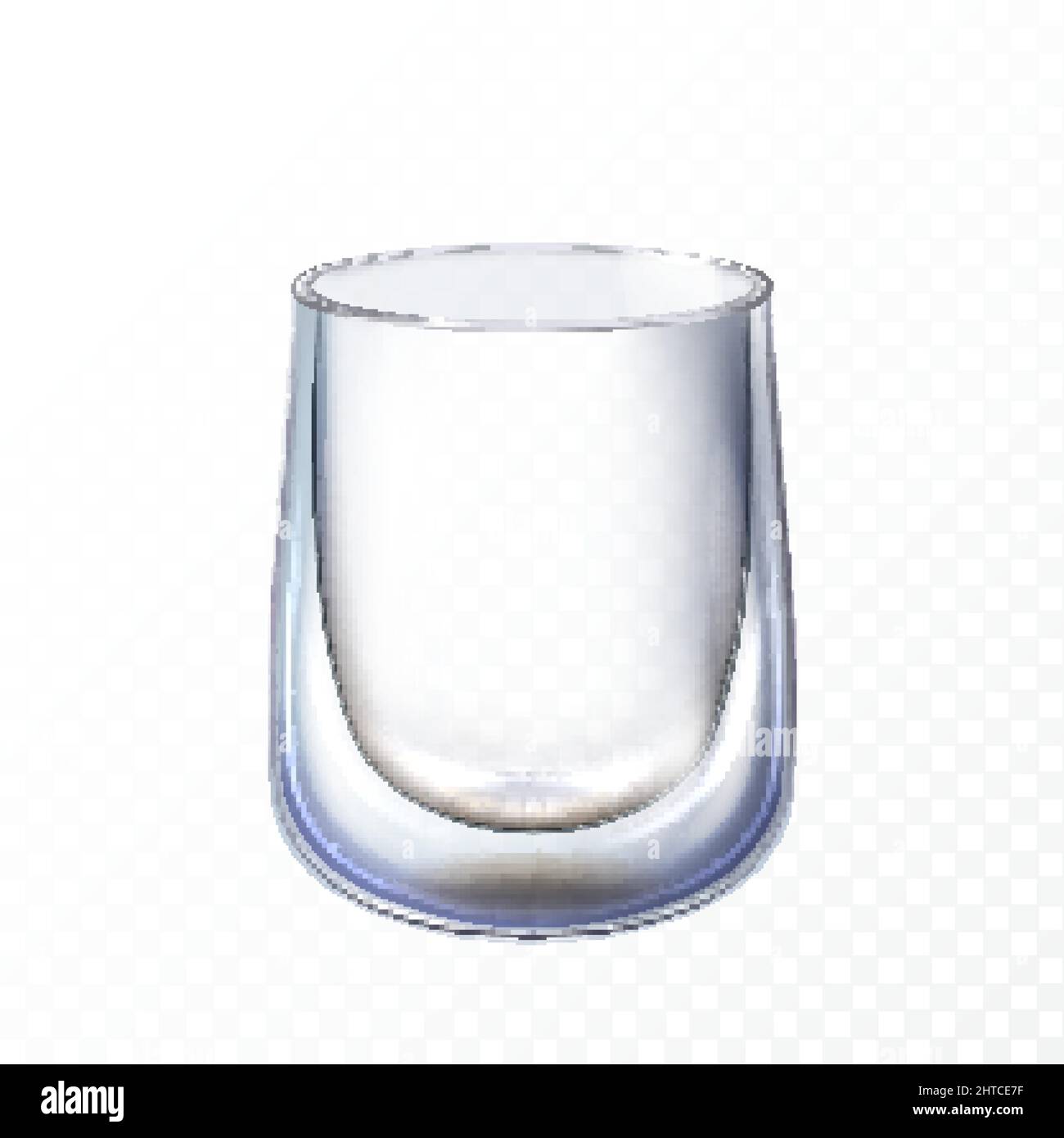 Double espresso with milk Stock Vector Images - Alamy