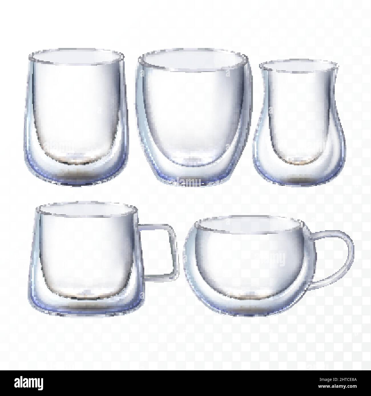 Double shot espresso Stock Vector Images - Alamy