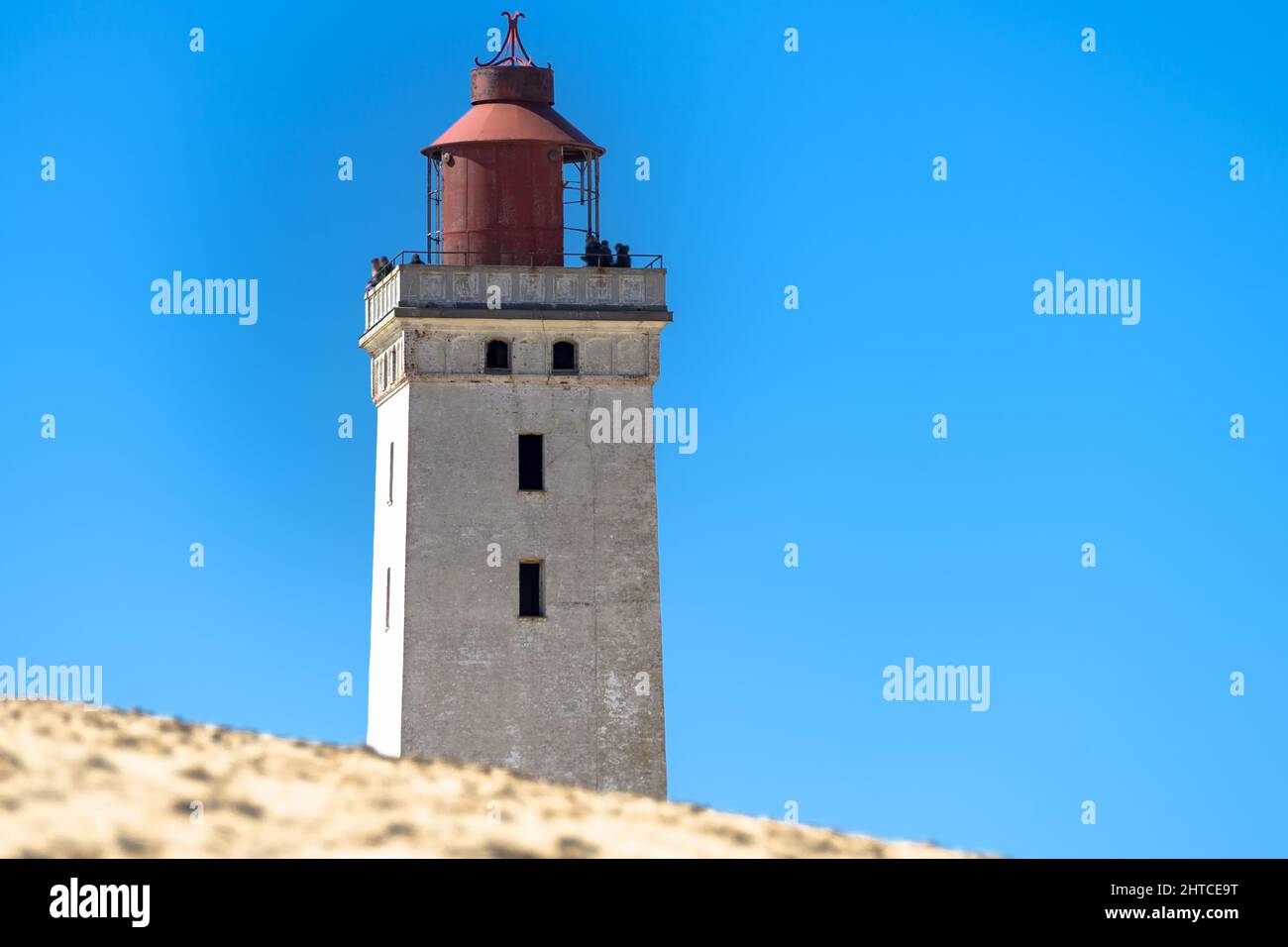 Closeup of Rubjerg Knude Lighthouse in Denmark Stock Photo - Alamy
