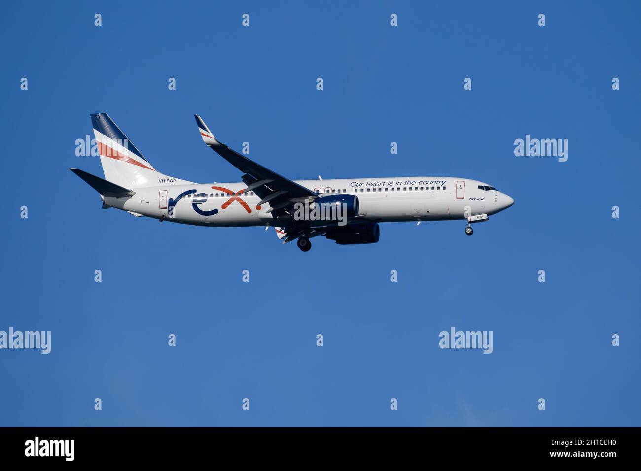 Rex airlines boeing 737 800 hi-res stock photography and images - Alamy