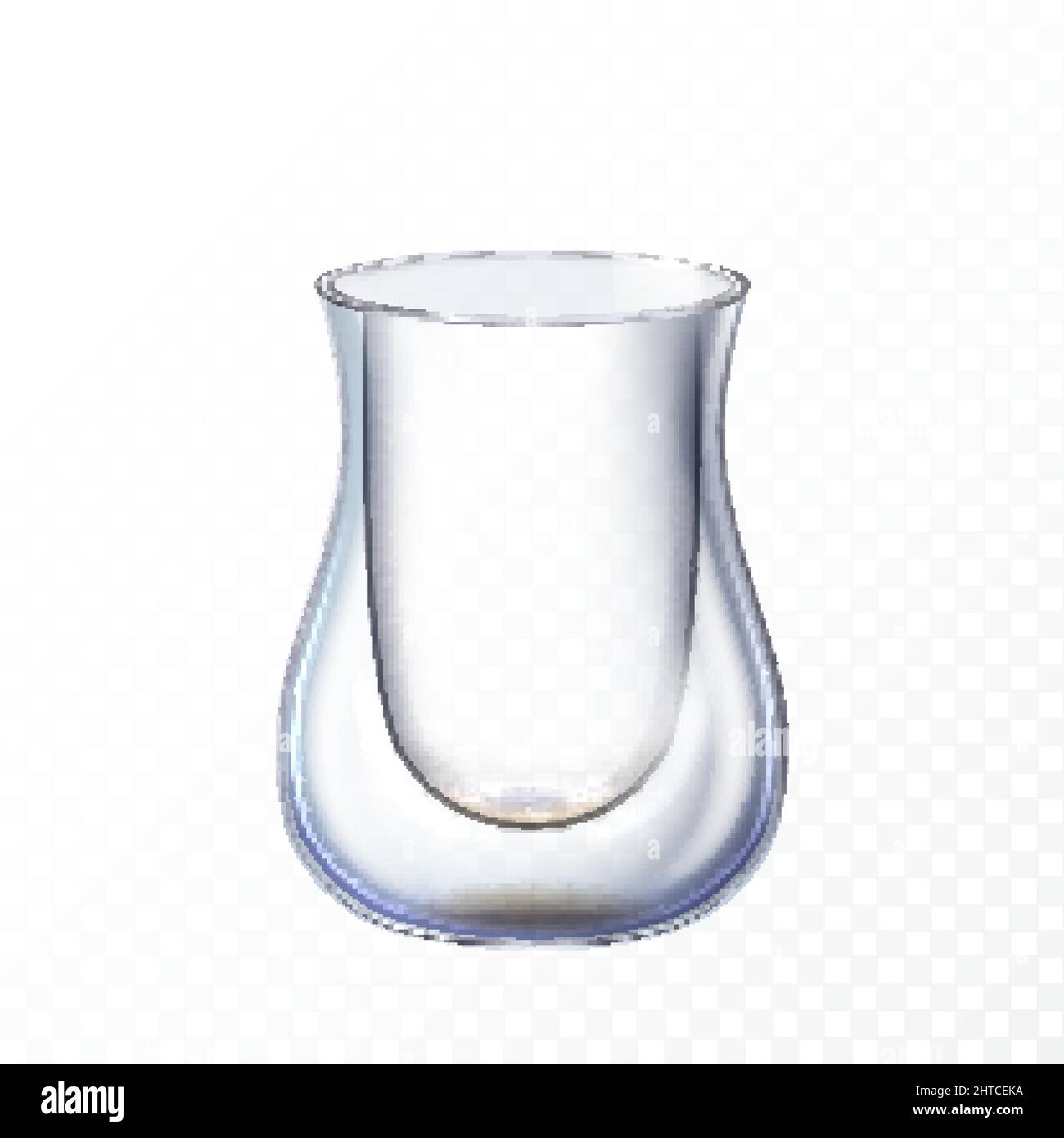 double glass cup mug vector Stock Vector Image & Art - Alamy
