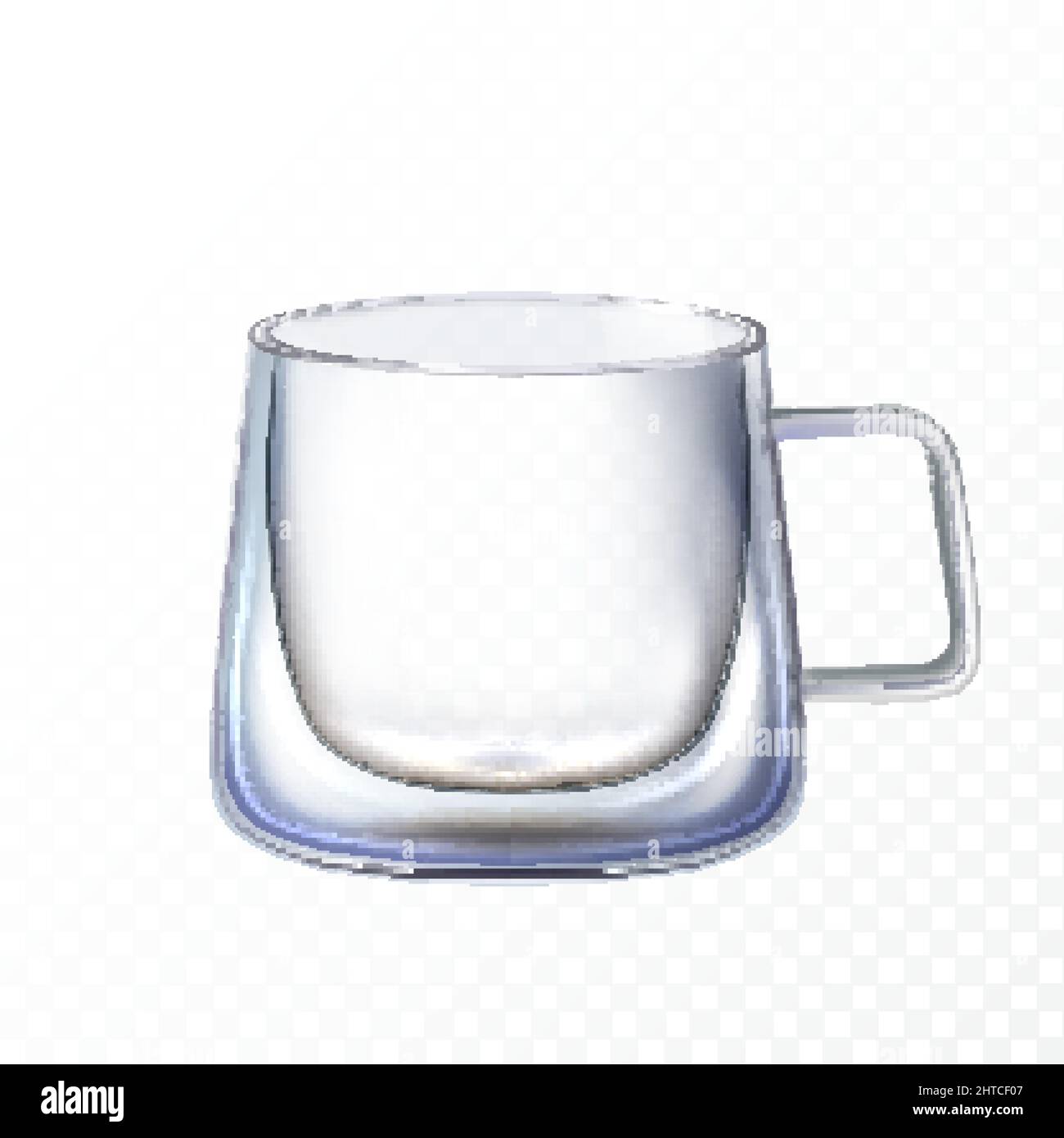Empty transparent glass tumbler Stock Vector Images - Alamy