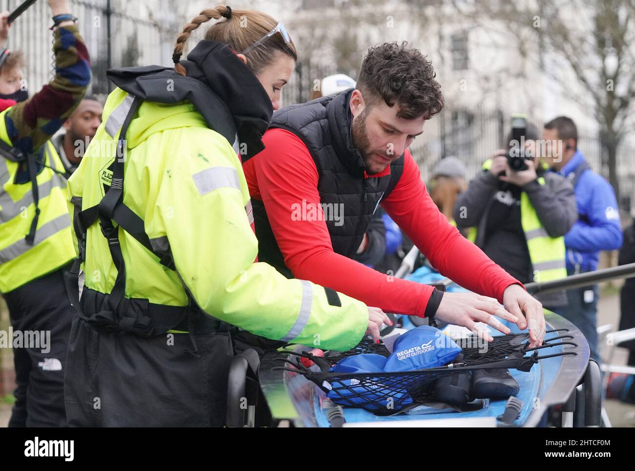 BBC Radio 1 DJ Jordan North sets off in a single scull rowing boat from ...