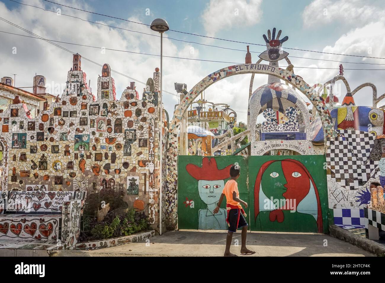 National Cuban art in Havana, Cuba on the buildings Stock Photo - Alamy