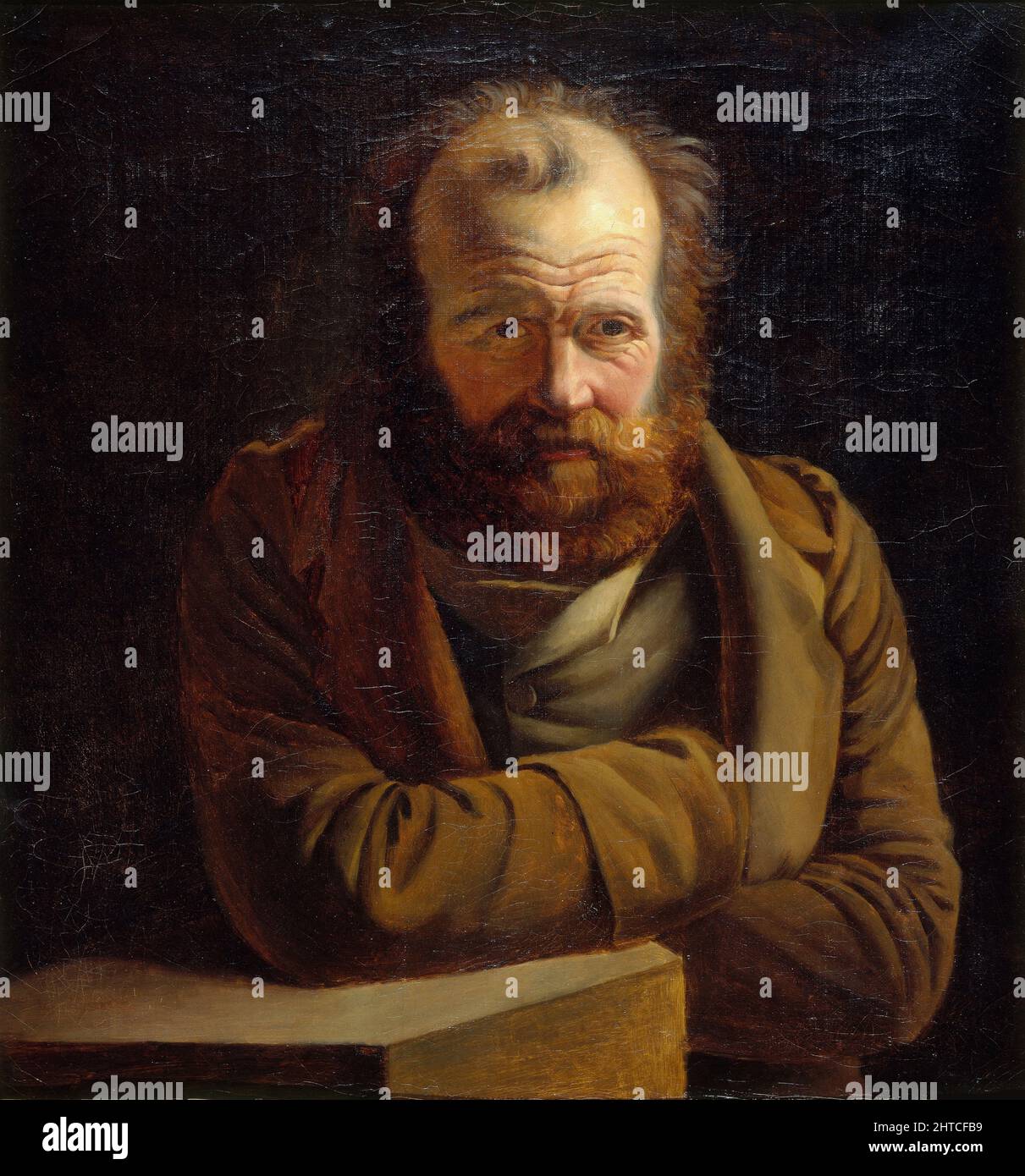 Portrait of Pierre-Joseph Proudhon (1809-1865), ca 1860. Found in the ...