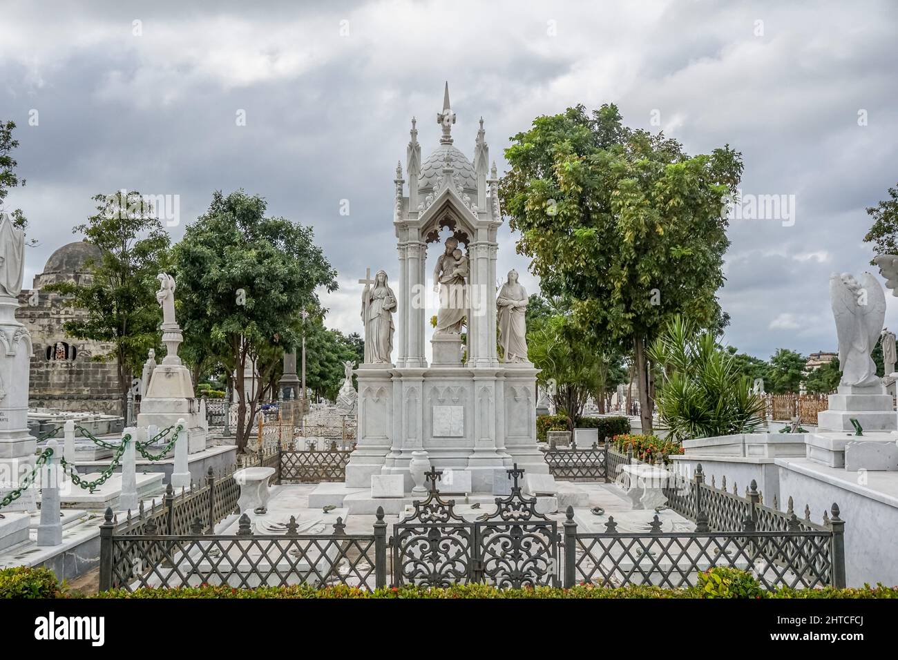Shot of Colon Cemetery in Havana, Cuba Stock Photo - Alamy