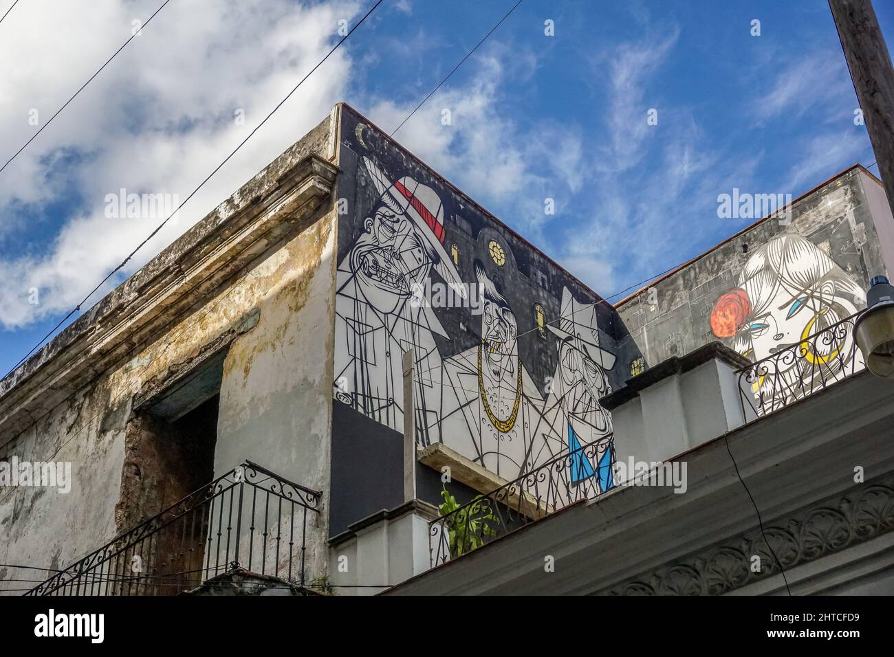 Cuban art in the street of Havana Stock Photo - Alamy
