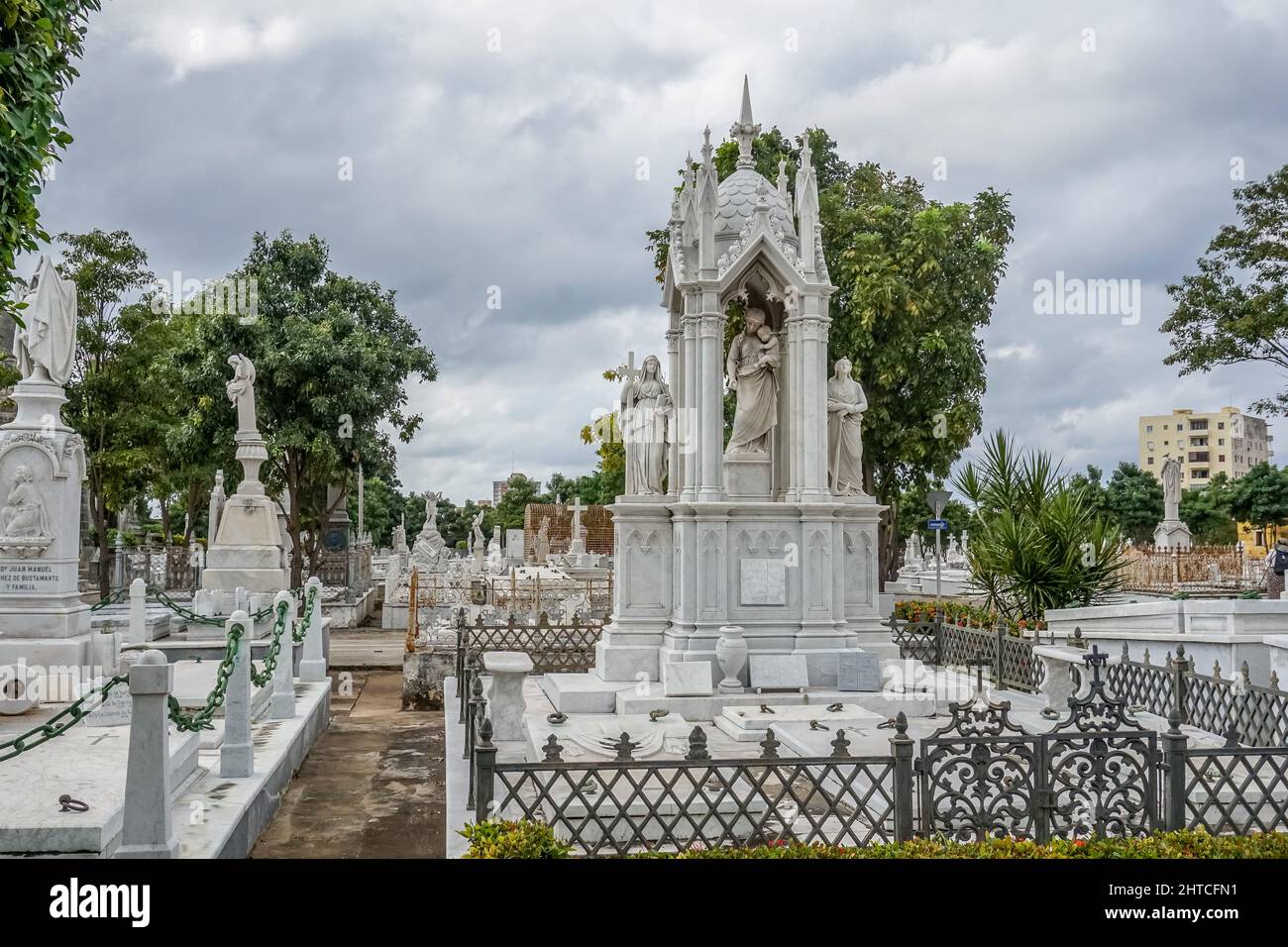 Shot of Colon Cemetery in Havana, Cuba Stock Photo - Alamy