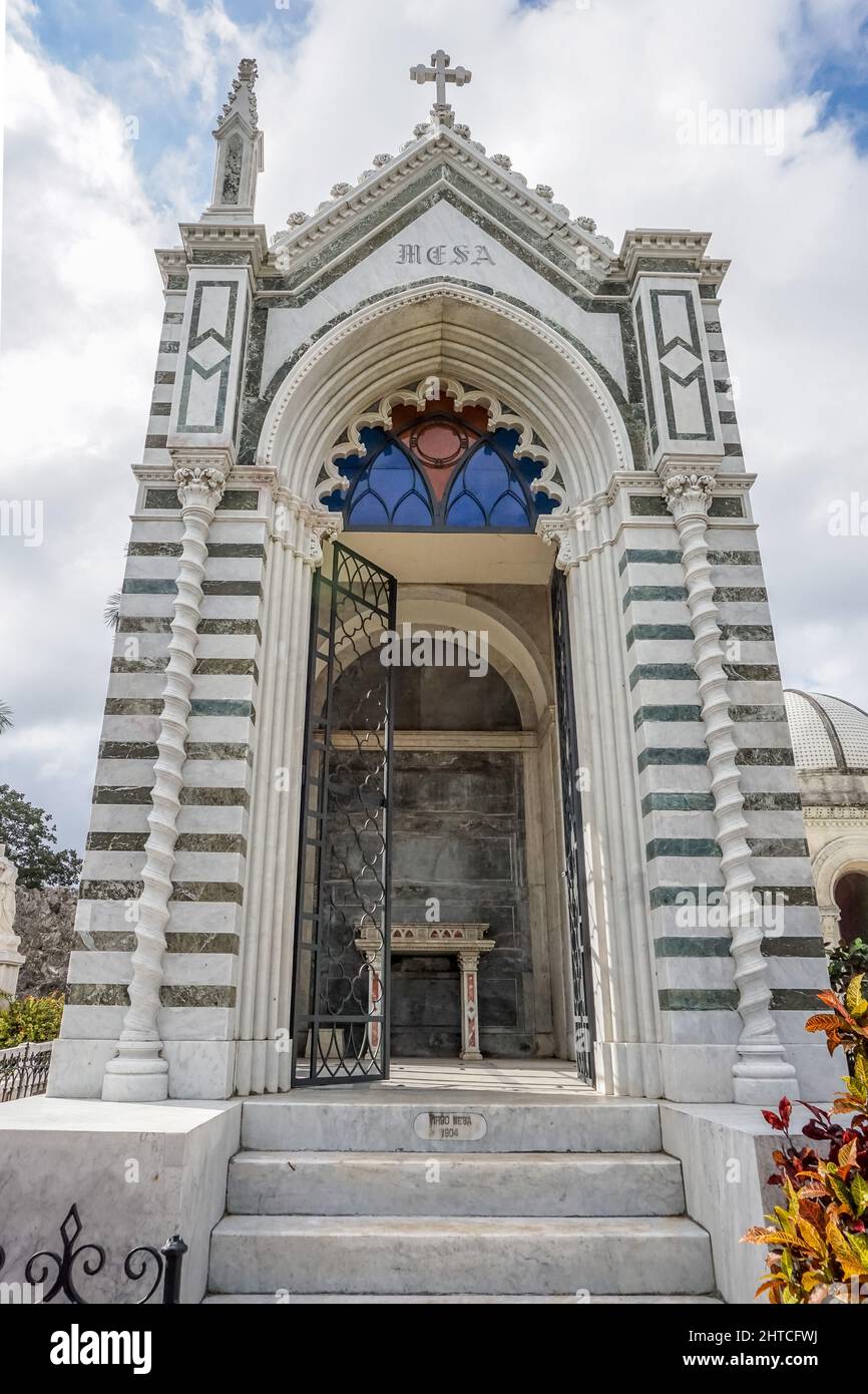 Shot of Colon Cemetery in Havana, Cuba Stock Photo - Alamy