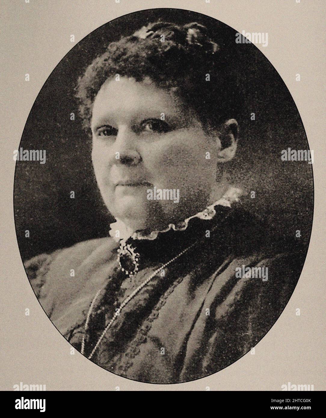 Portrait of the pianist and composer Luise Adolpha Le Beau (1850-1927 ...