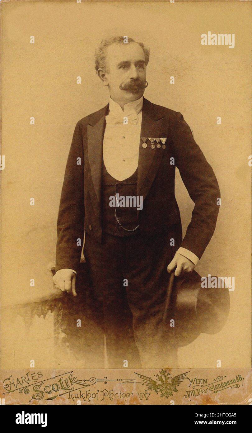 Portrait of the conductor and composer Carl Wilhelm Drescher (1850-1925 ...