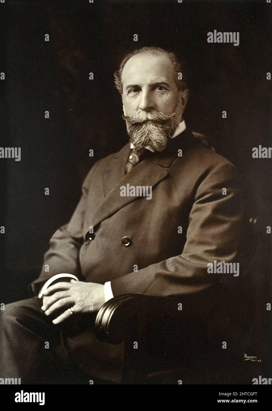 Portrait of the conductor and composer Wilhelm Gericke (1845-1925), c ...