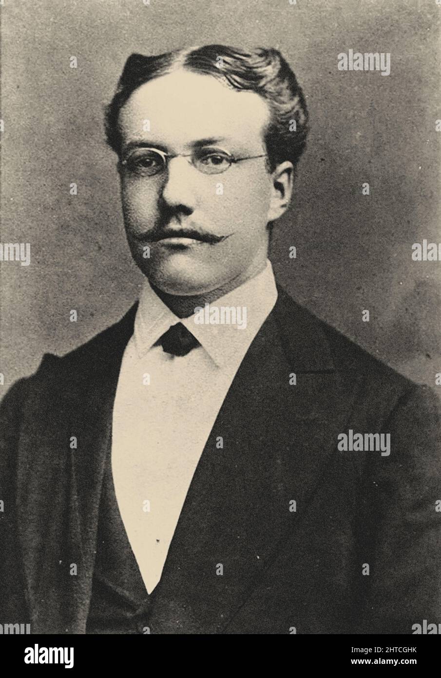 Portrait of the writer and composer Karl August Hermann (1851-1909 ...