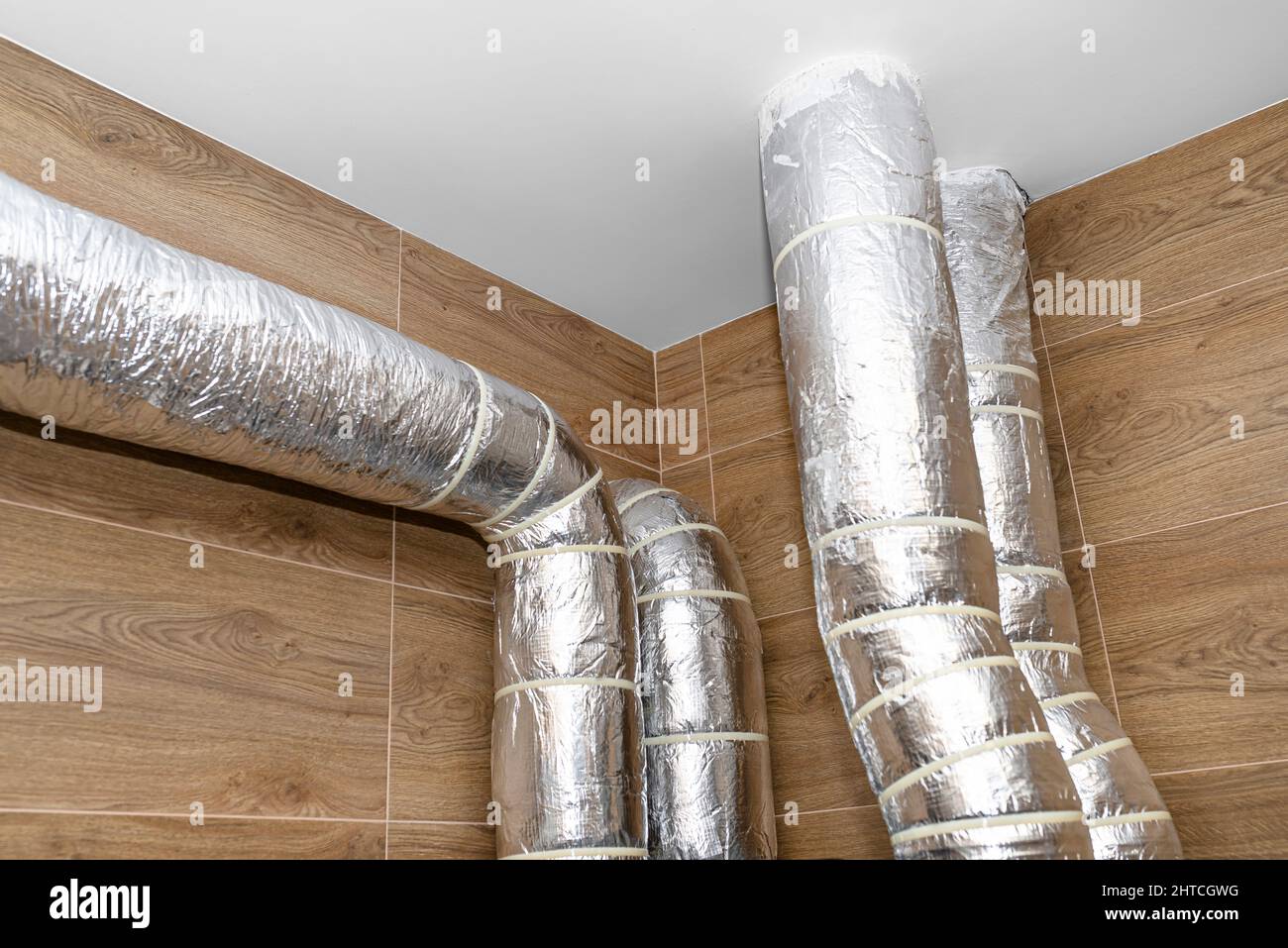 Air intake and exhaust in the home mechanical ventilation with heat ...