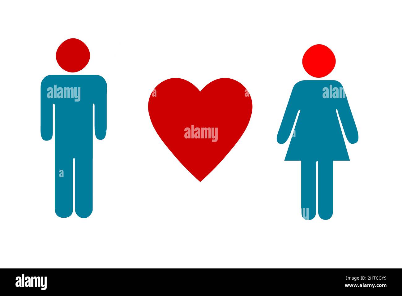 Two female figures Cut Out Stock Images & Pictures - Alamy
