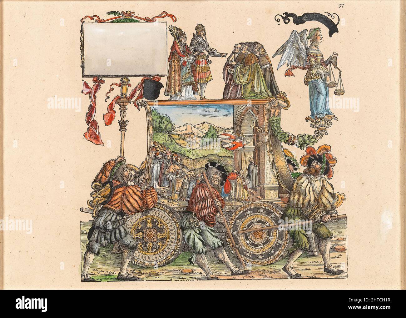 Triumphal procession of the emperor maximilian i hi-res stock ...