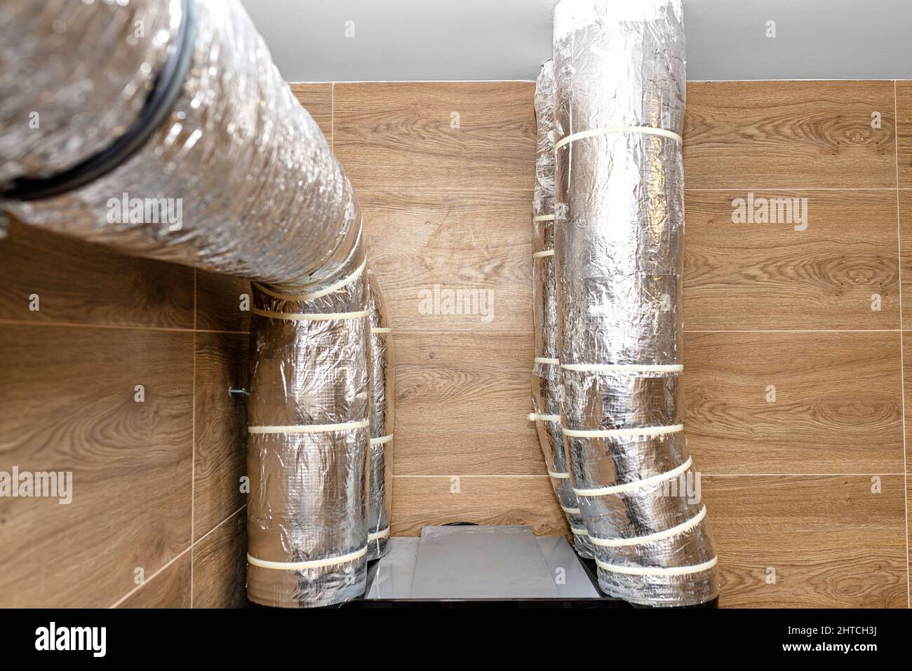 Air intake and exhaust in the home mechanical ventilation with heat ...