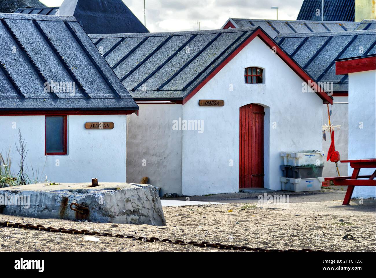 Closeup of buildings in Denmark Stock Photo - Alamy