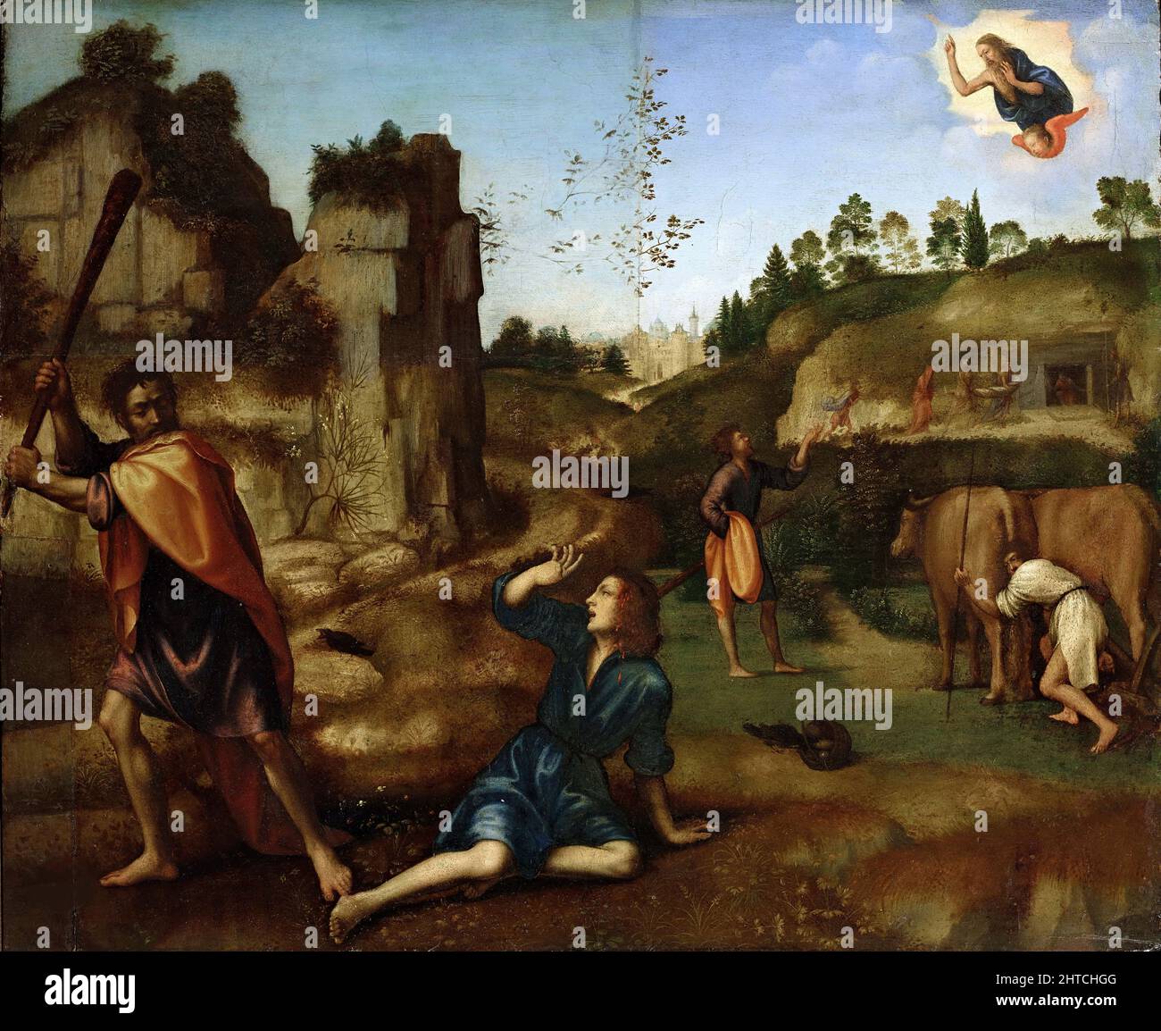 Cain slaying hi-res stock photography and images - Alamy