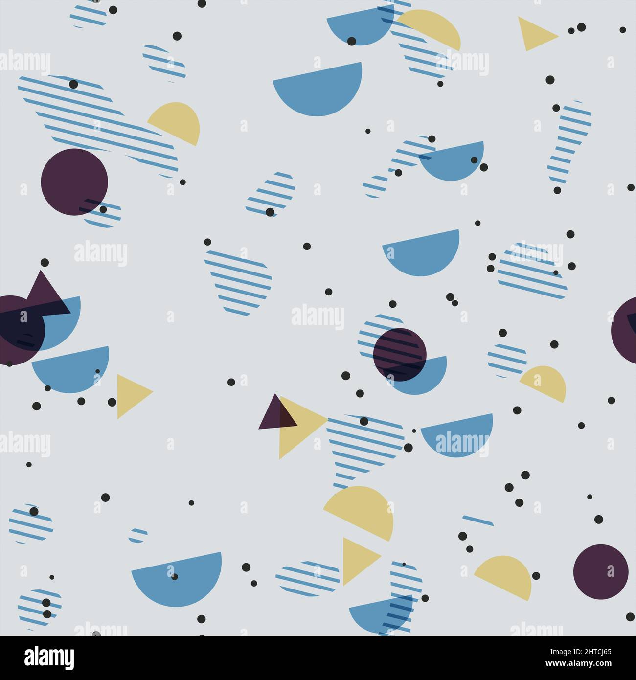 Illustration of an abstract seamless wrapping paper with different ...
