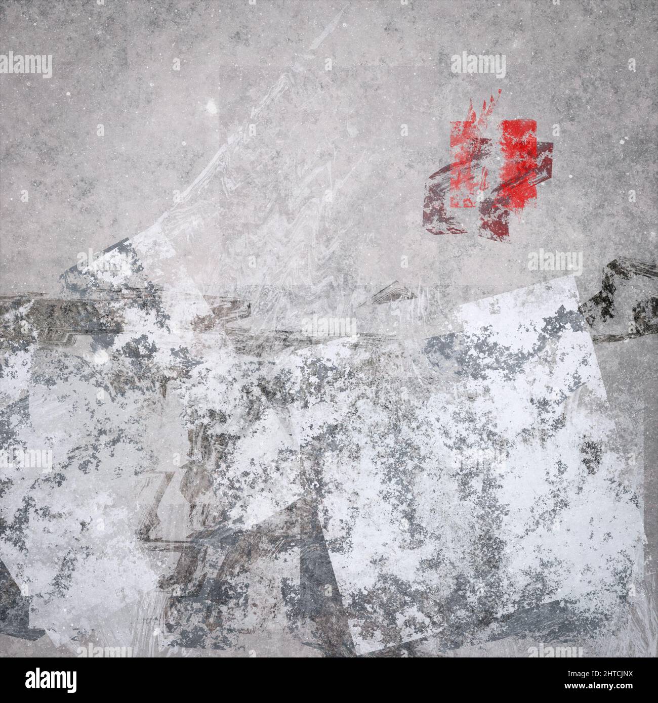 Illustration of a gray grunge paint background Stock Photo - Alamy