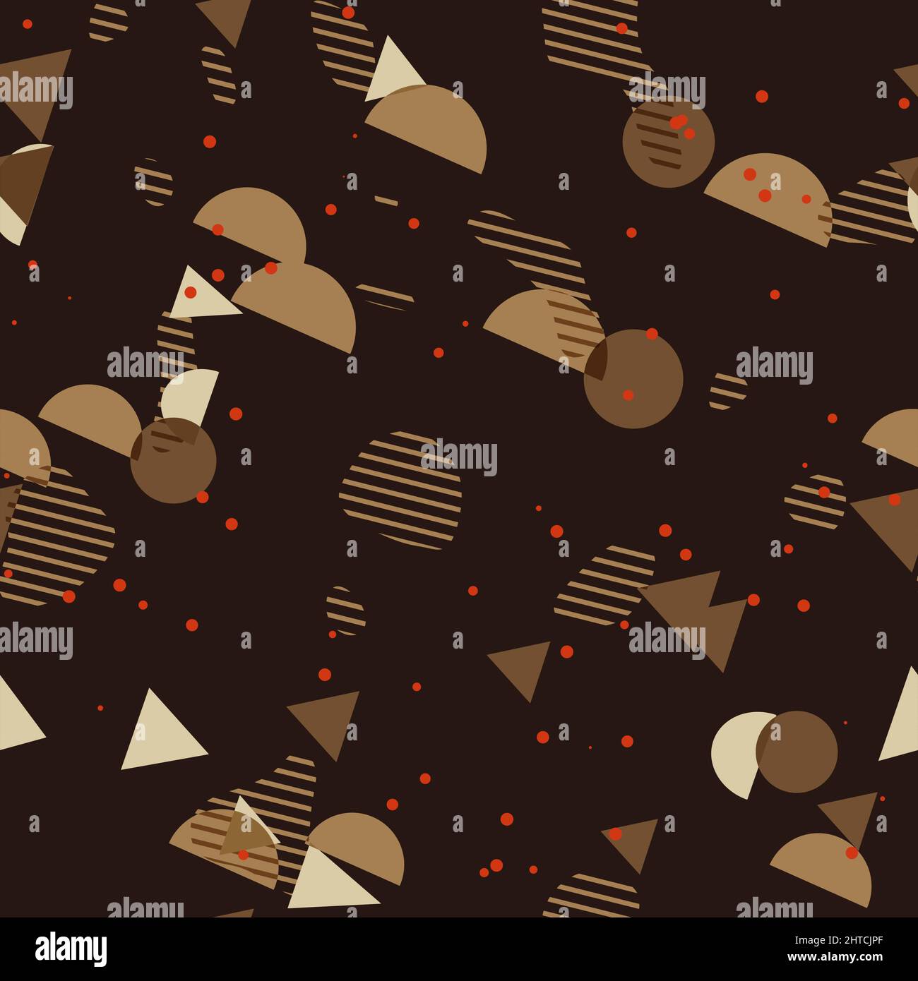 Illustration of an abstract seamless wrapping paper with different ...