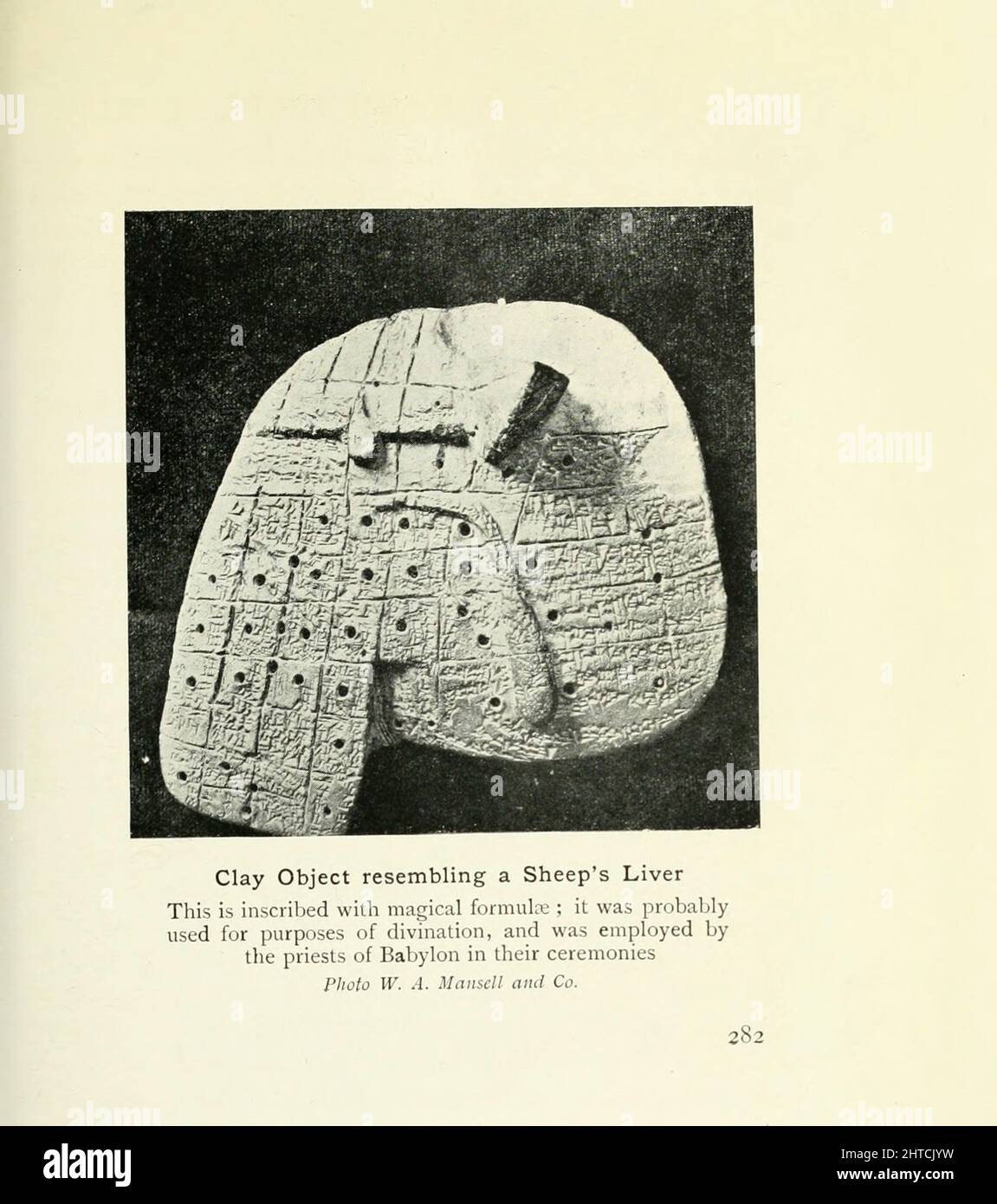 Clay Object resembling a Sheep's Liver This is inscribed with magical ...