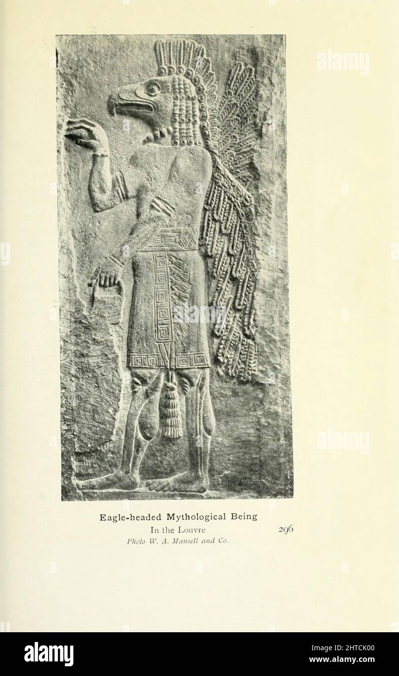 Eagle-headed Mythological Being From the book ' Myths and legends of ...