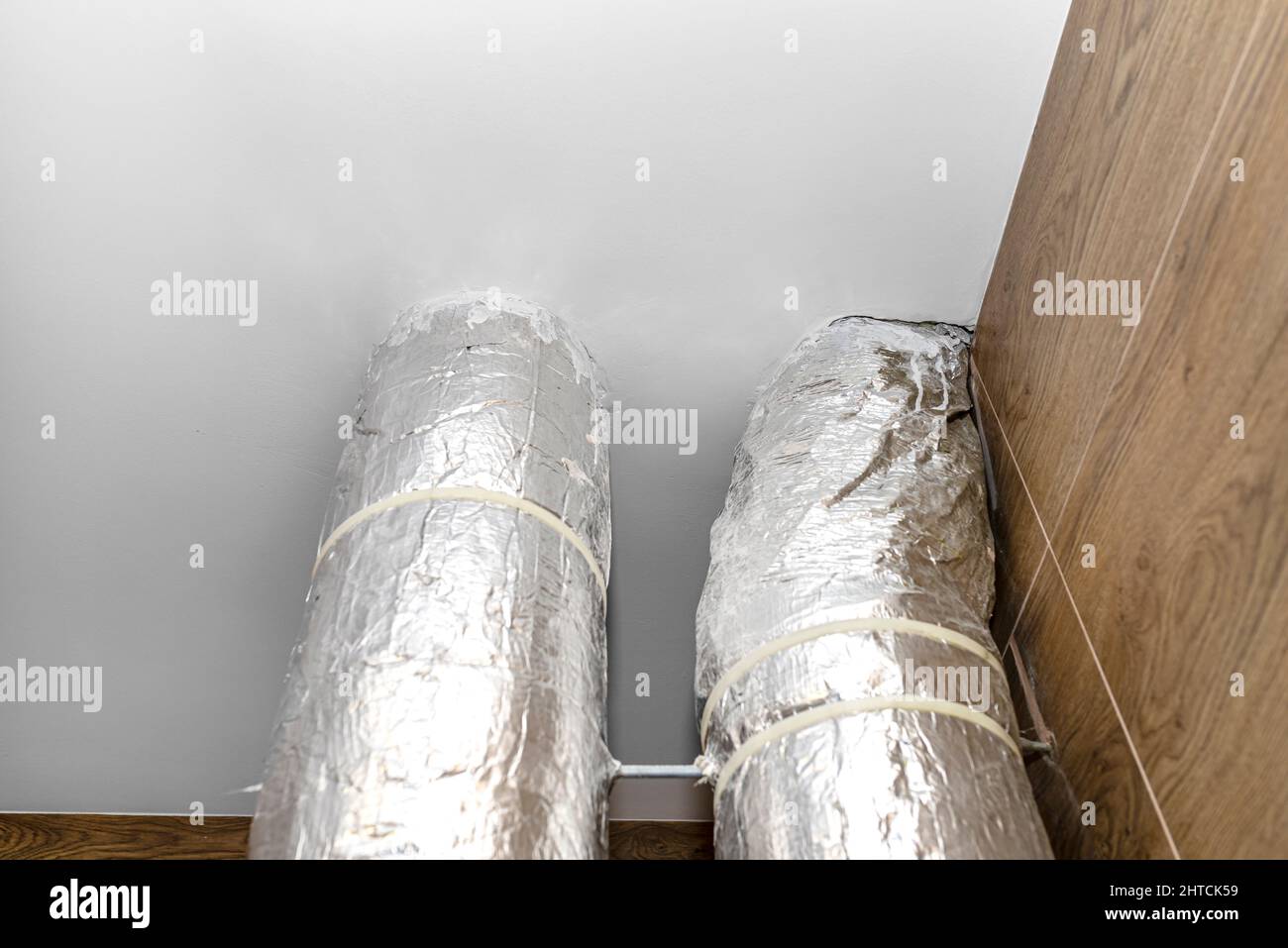 Air intake and exhaust in the home mechanical ventilation with heat ...