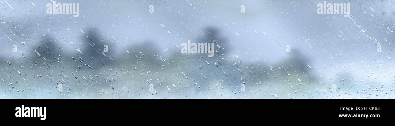 Illustration of a typical wet glass surface Stock Photo - Alamy