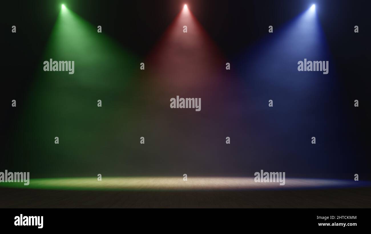 Illustration of a moody stage light background Stock Photo - Alamy