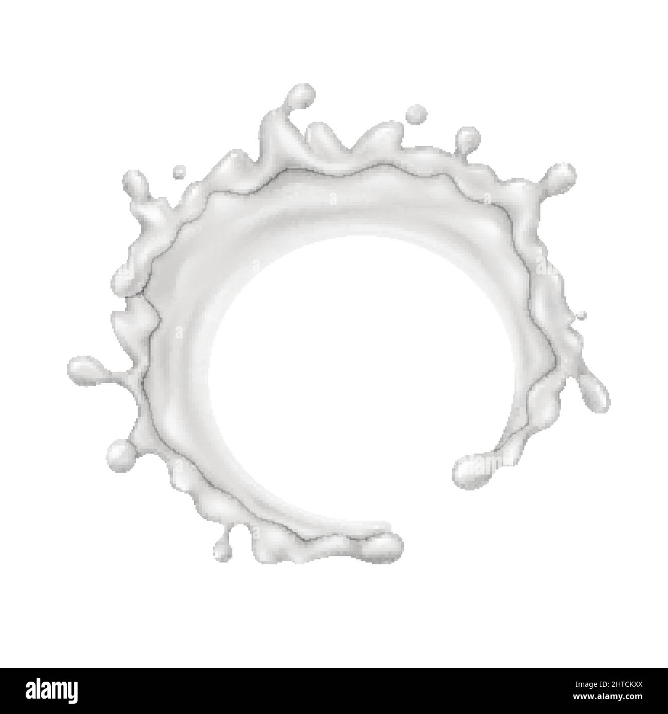 Splash milk liquid cream vector Stock Vector Image & Art - Alamy