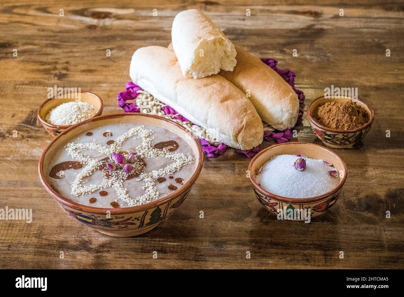 Delicious Persian traditional food in Persian dishes Stock Photo - Alamy