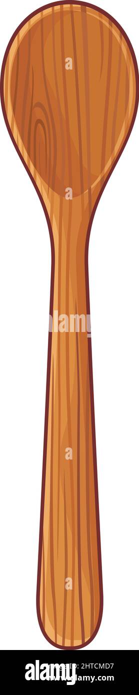 Wooden Spoon Vector Illustration Stock Vector Image & Art - Alamy