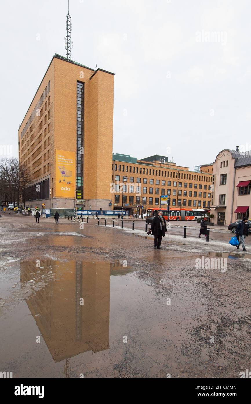 Postitalo, former General Post Office building, Helsinki, Finland Stock ...