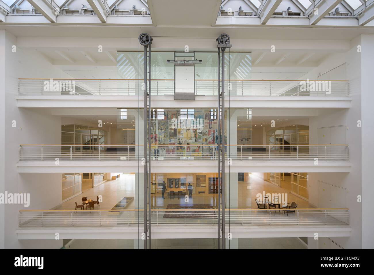 Prague, Czech Republic - 27. February 2022: Interior of the famous ...