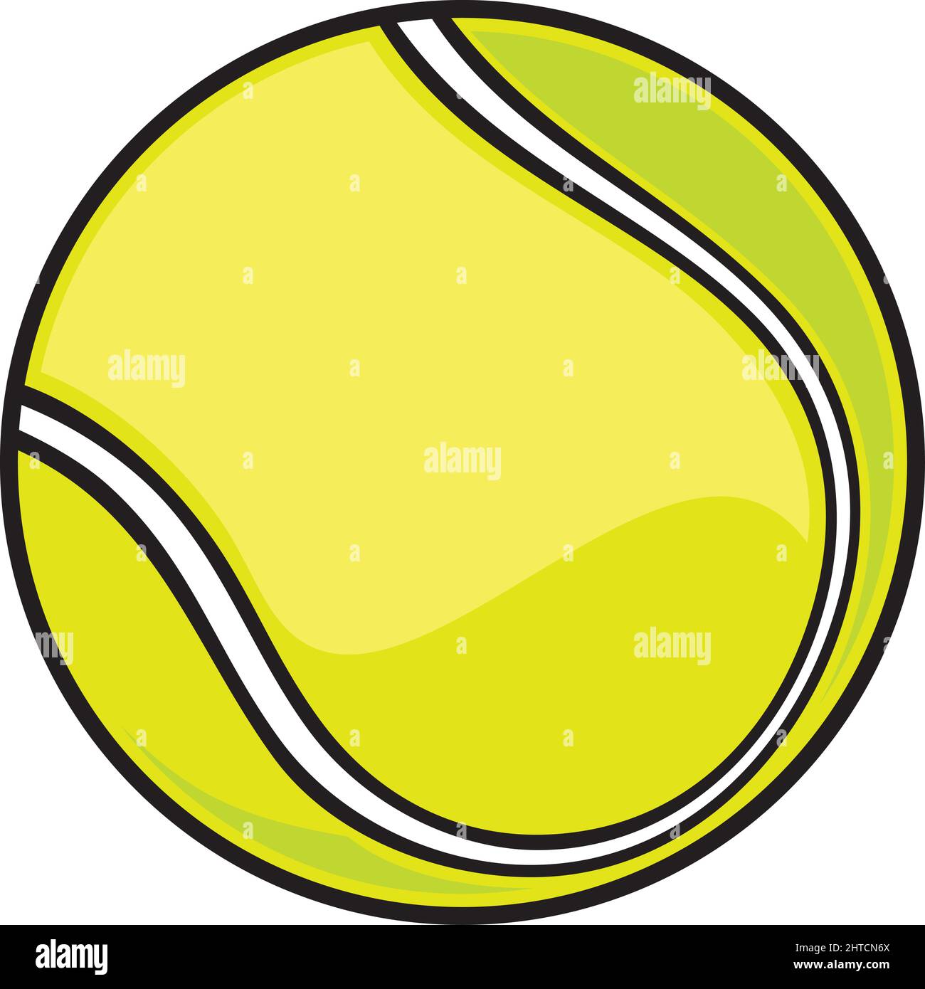 Tennis ball vector illustration Stock Vector Image & Art - Alamy